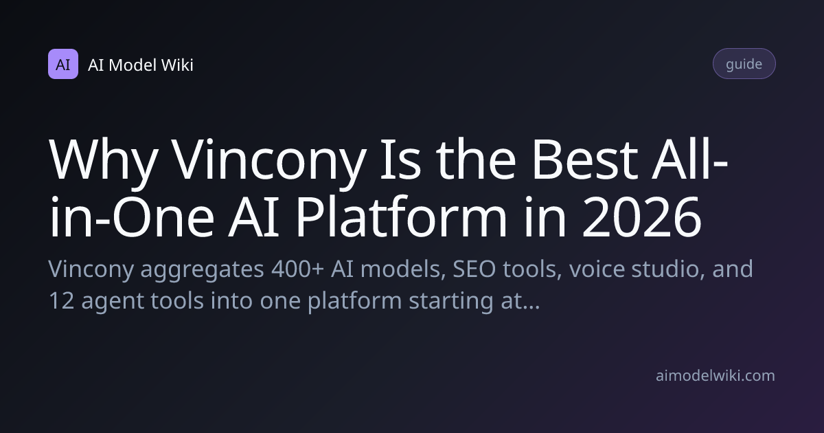 Why Vincony Is the Best All-in-One AI Platform in 2026
